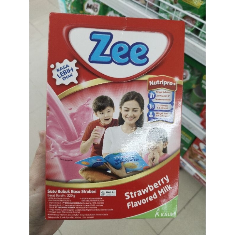 Zee Nutripro+ Strawberry flavored milk powder 320gr | Shopee Malaysia