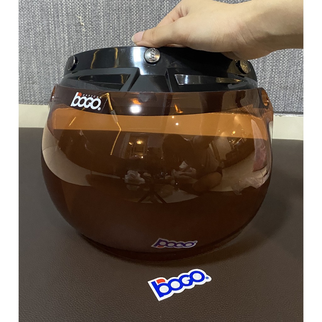 Original JMC HELMET CUTE COLOR BOGO GLASS FOR ANY BOGO HELMETS | Shopee ...