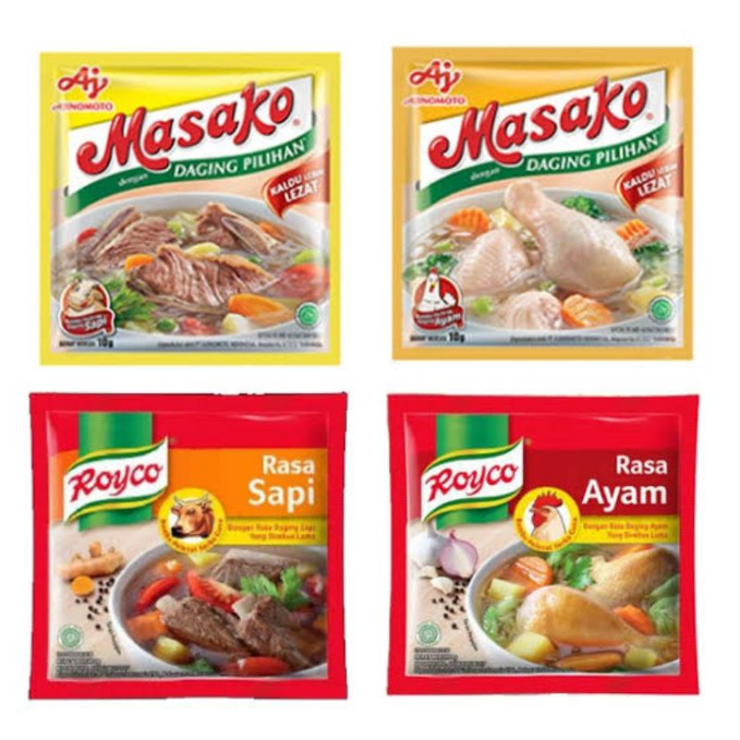 [1 Dozen)] Masako Royco Contains 12 Sachets Of Beef And Chicken Flavor ...