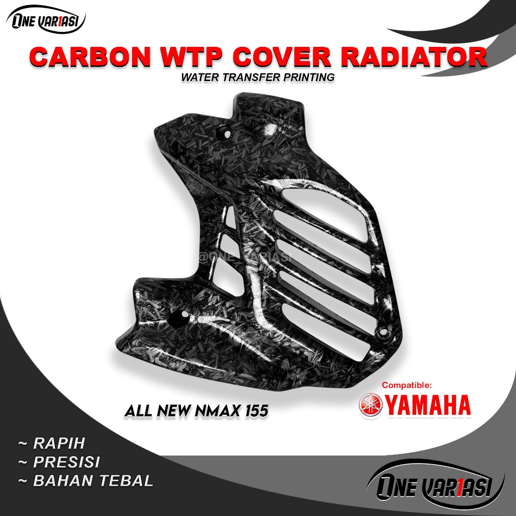 Nmax NEW CARBON FORGED RADIATOR COVER/ALL NEW NMAX CONNECTED CARBON ...