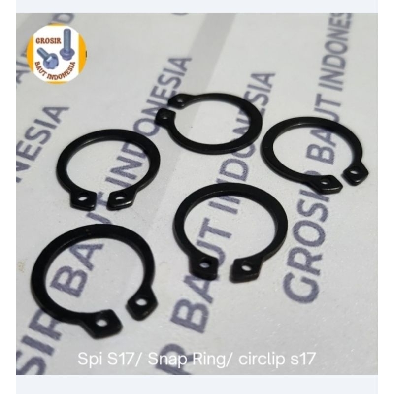 Spi S17 / Snap ring S17/ Circlip S17 (20pcs package) | Shopee Malaysia