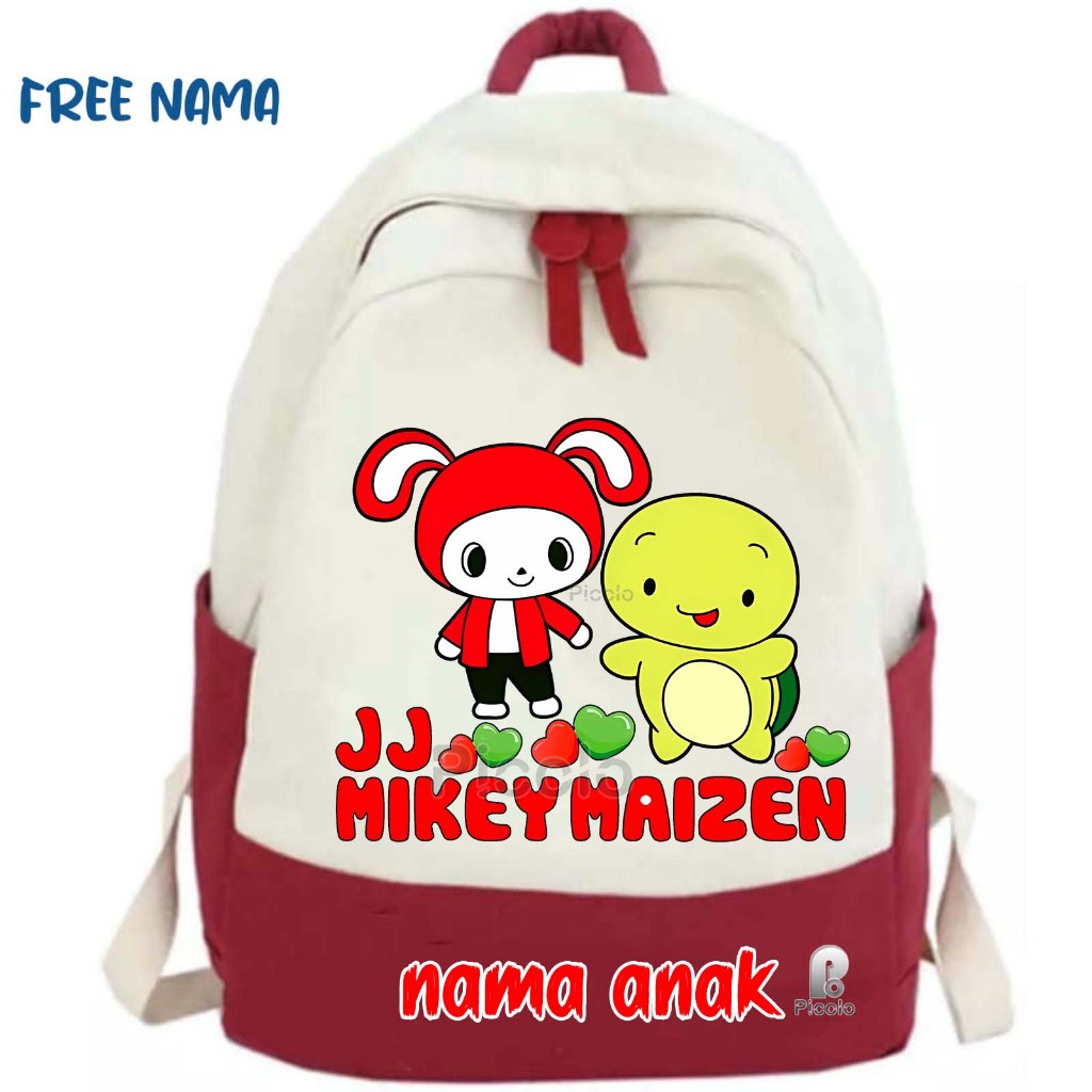Mikey JJ MAIZEN UNISEX School BACKPACK BACKPACK (FREE Name) | Shopee ...