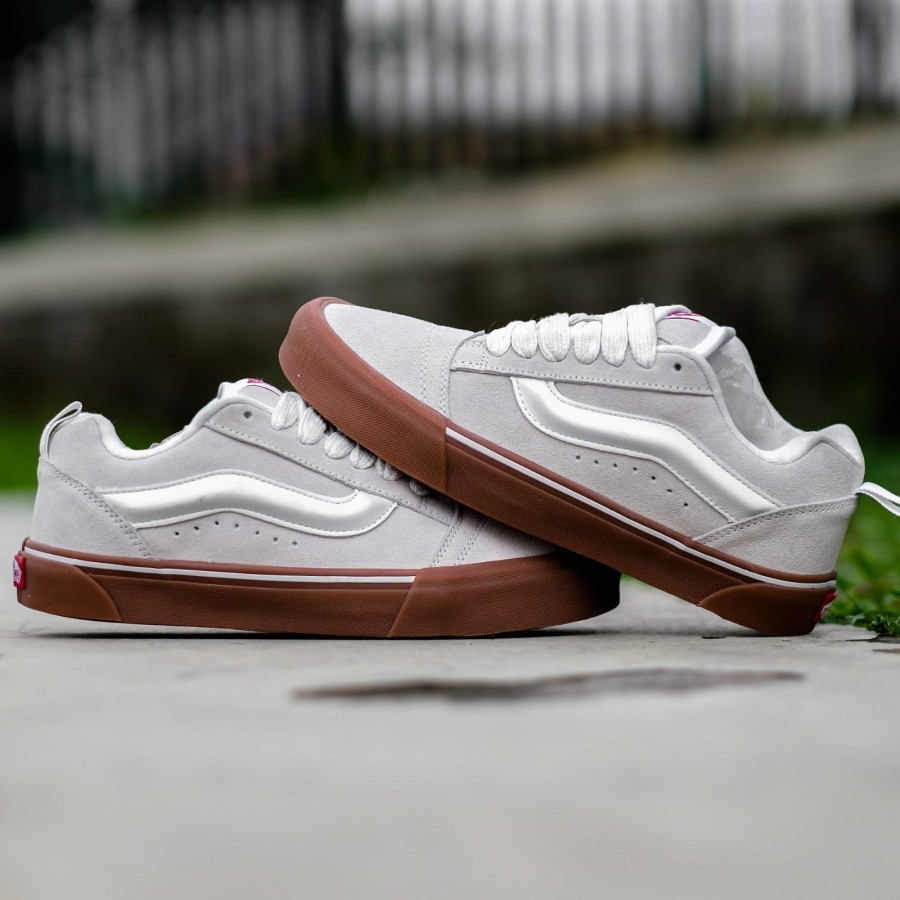 Original GLOBAL VANS KNU SKOOL WHITE GUM | Shopee Malaysia