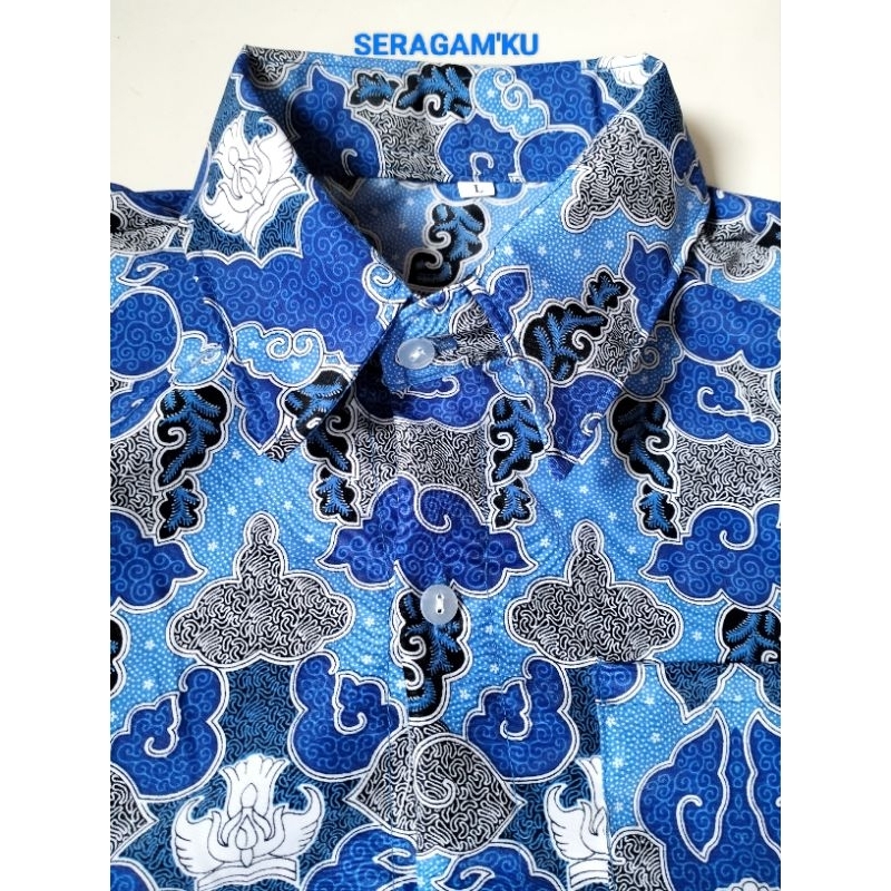 Junior High School Uniform Batik/State Middle School Batik/National ...