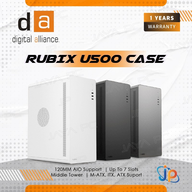 Digital Alliance Rubix U500 PC CPU Case - Office casing | Shopee Malaysia