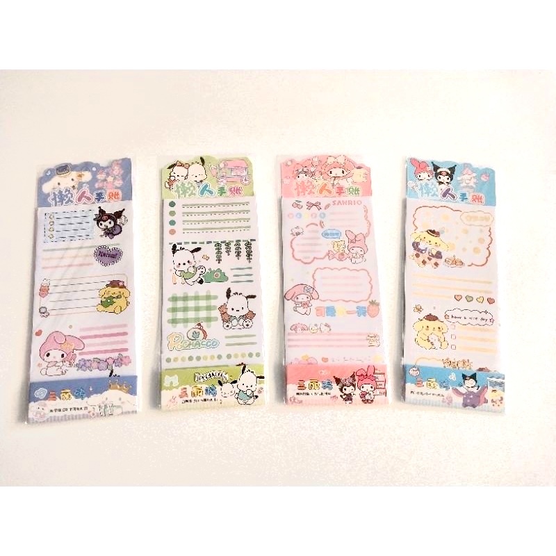Sanrio Label Sticker/ Sanrio Label Sticker Can Be Writable memo notes ...