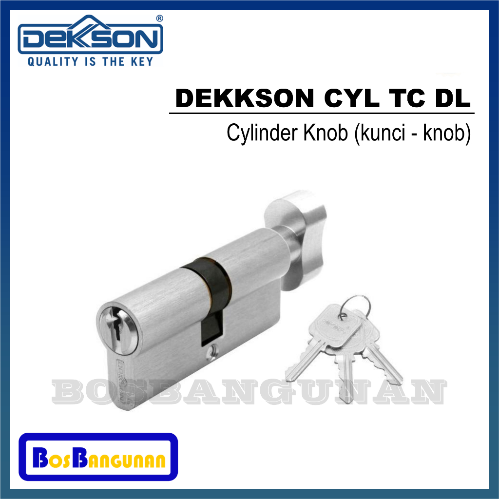 Cylinder Knob Key DEKKSON CYL TC DL / Cylinder Lock DEKKSON / DEKKSON ...