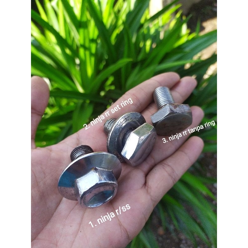 Upper T TRIANGLE BOLT KAWASAKI NINJA RR / R SS ORIGINAL COPOTAN ORI ...