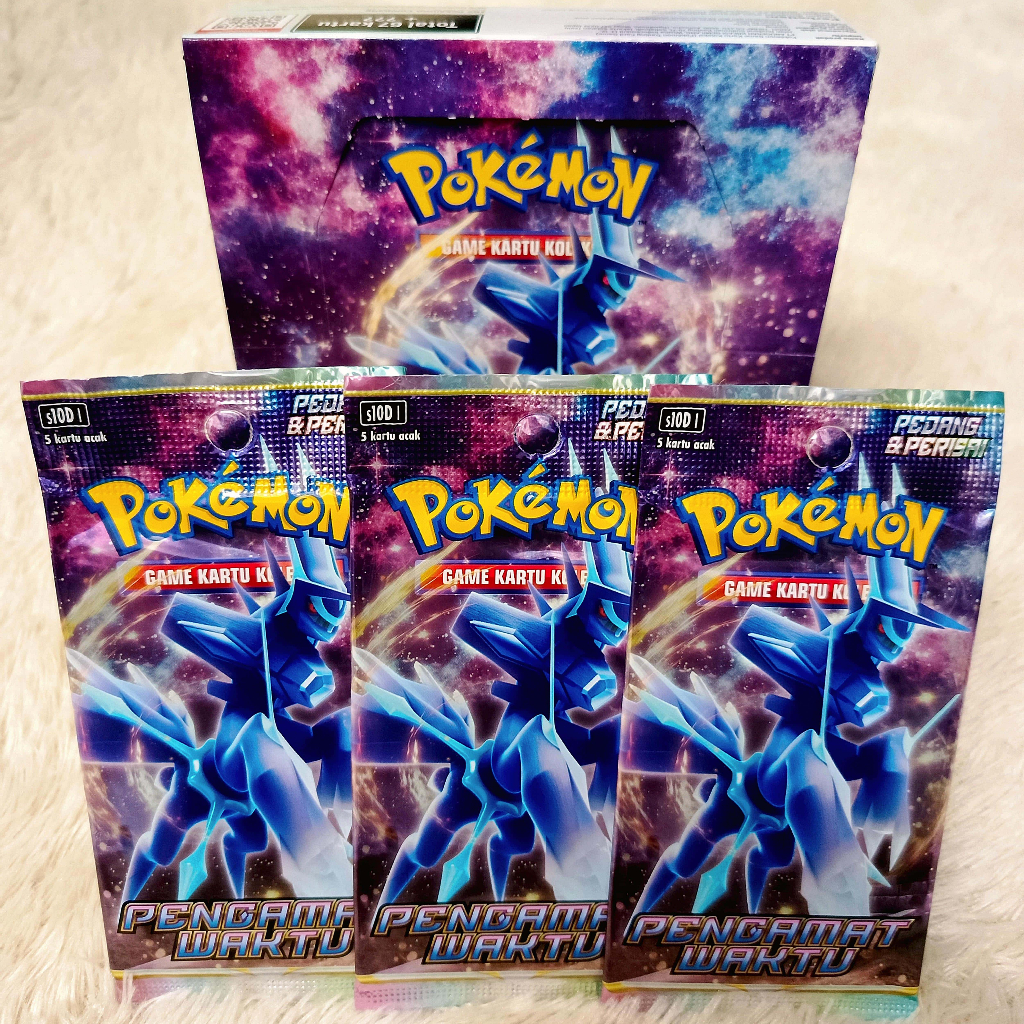Original pokemon tcg indonesia time saving booster pack | Shopee Malaysia
