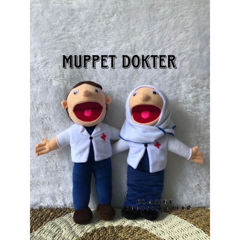 Hand Puppet Doctor Midwife Nurse Pharmacist Puppet Muppet Profession ...