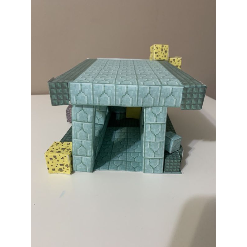 Minecraft under water temple papercraft Pattern Sheet (PP-A31) | Shopee ...