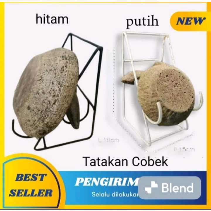 Cobek STAND / COBEK AND PUTTING SHELF / LAYAH THICK IRON MATERIAL ...