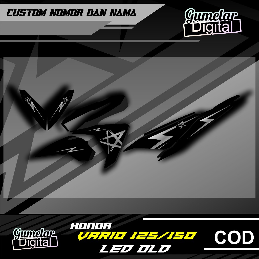 Simple STRIPPING HONDA VARIO LED OLD 125 150 SANTANIC Lightning Has ...