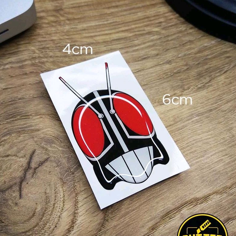 Kamen RIDER BLACK RX HEAD resin sticker emblem | Shopee Malaysia