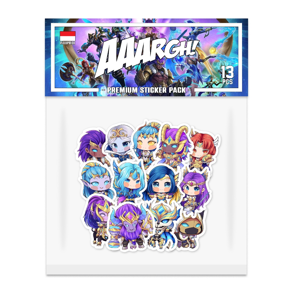 Mlbb Hero Stickers All Skin Zodiac Sticker Pack vol. 1 (Zodiac ...