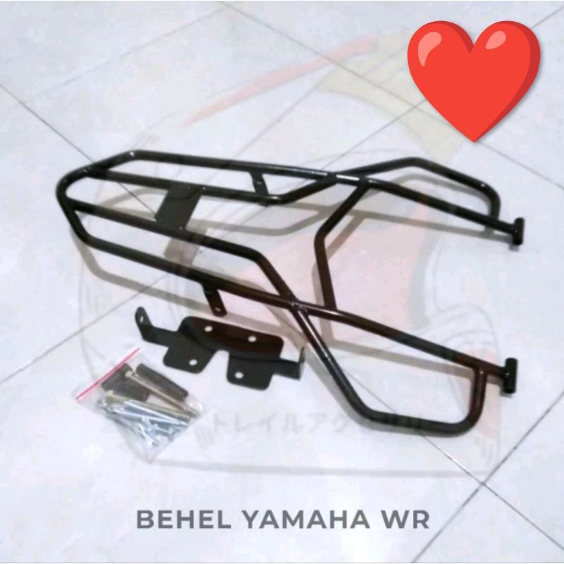 Bracket Box Yamaha WR155 plus Mounting Bolt, Rear Stirrup Yamaha WR155 ...