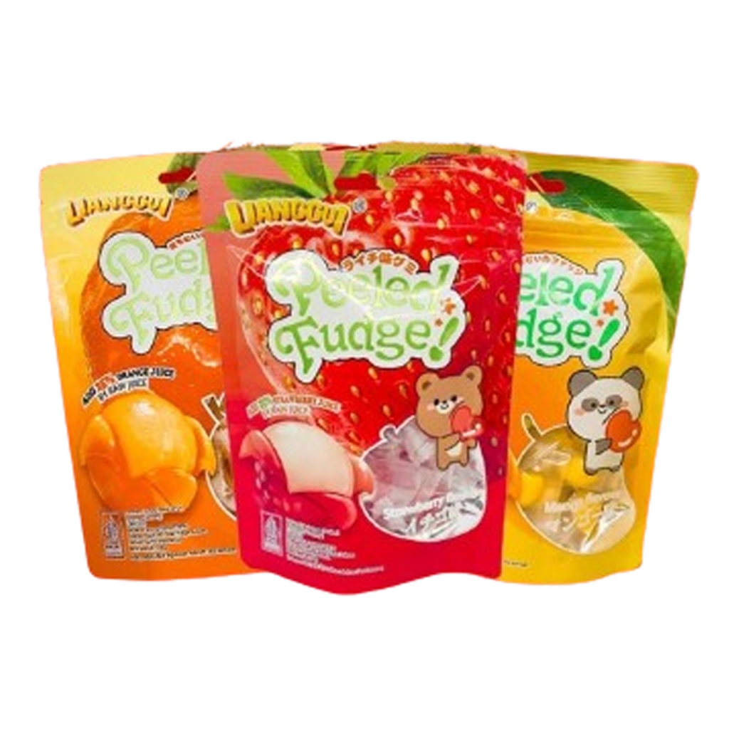 Lianggui Soft Candy Peeled Jelly Candy Mango Orange Strawberry Lychee ...