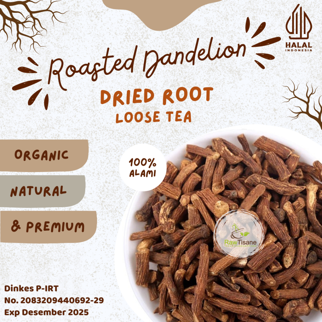 Raw TISANE Dandelion Root Tea / Roasted Dandelion Root Tea / Roasted ...