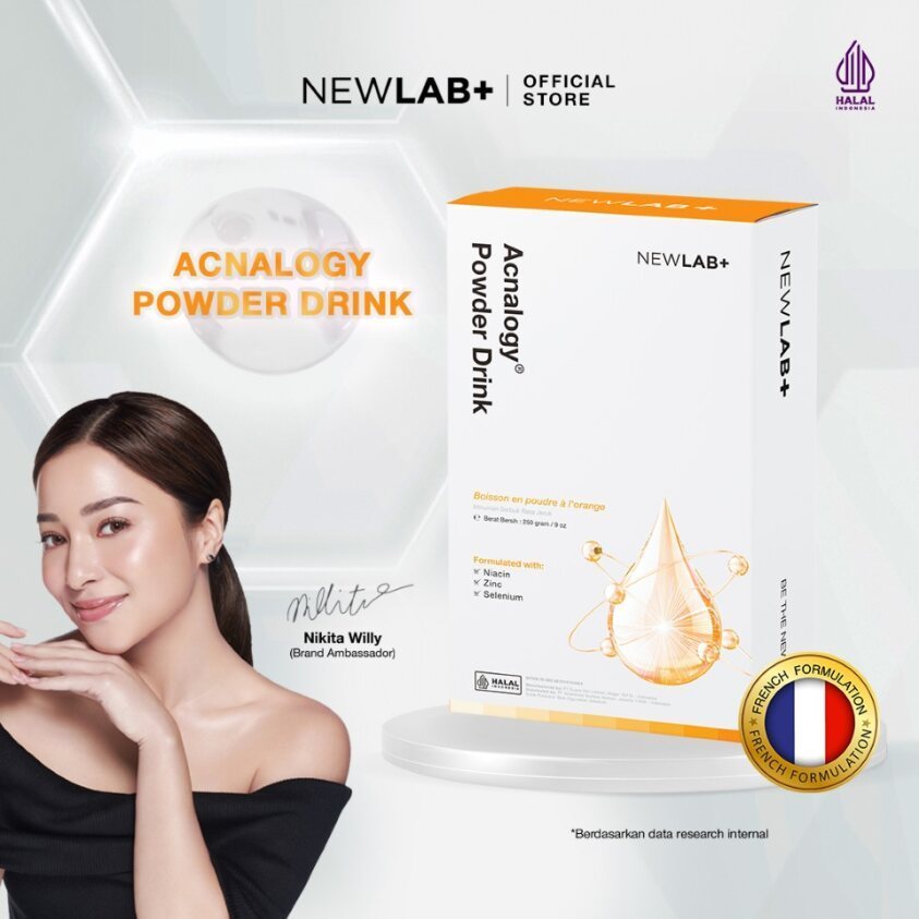 Newlab Acnalogy Powder drink Box Newlab+ New Lab Acne Antioxidant drink ...