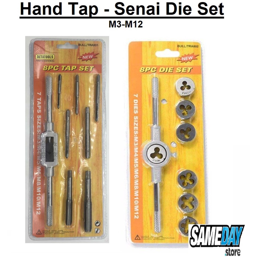 Latest Hand Tap Set plus Handle Senai Snei Die Set Thread Maker In ...