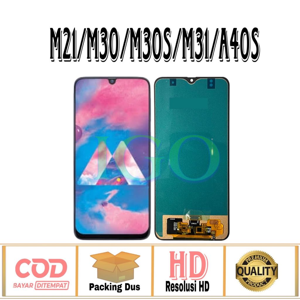 Lcd SAMSUNG M30/M305/M30S/M21/M125/M215F/M31/M315/M315F/A40S TOUCHSCREEN ORIGINAL FULLSET ...