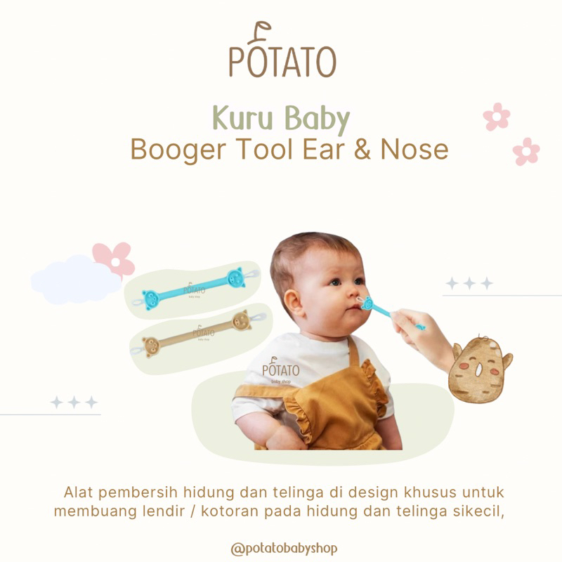 Kuru Booger Tool Ear and Nose - Baby Nose and Ear Cleaner | Shopee Malaysia