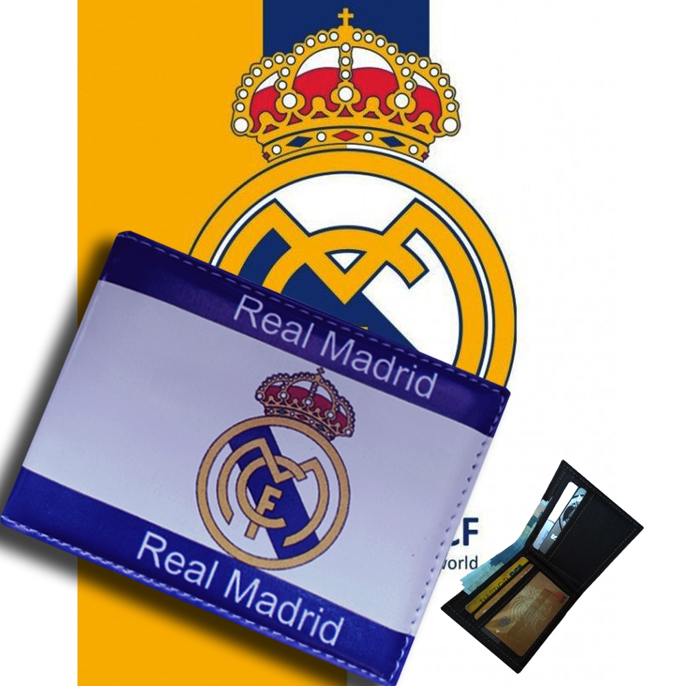 Real Madrid Club Picture Synthetic Leather Ball Wallet | Shopee Malaysia