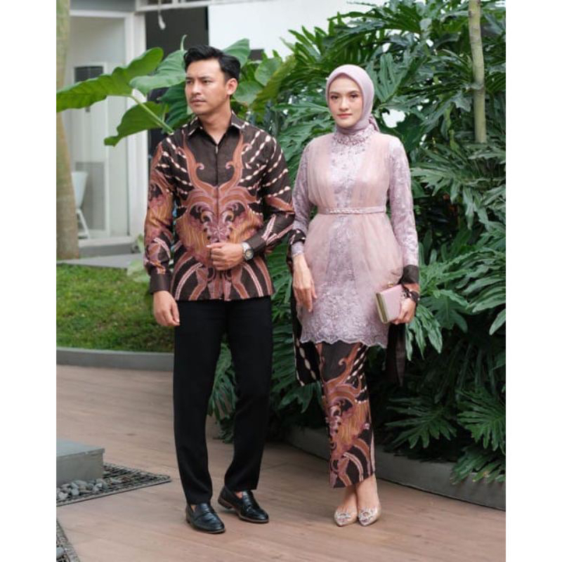 Batik Couple kebaya modern kebaya Graduation Application For Fitness ...