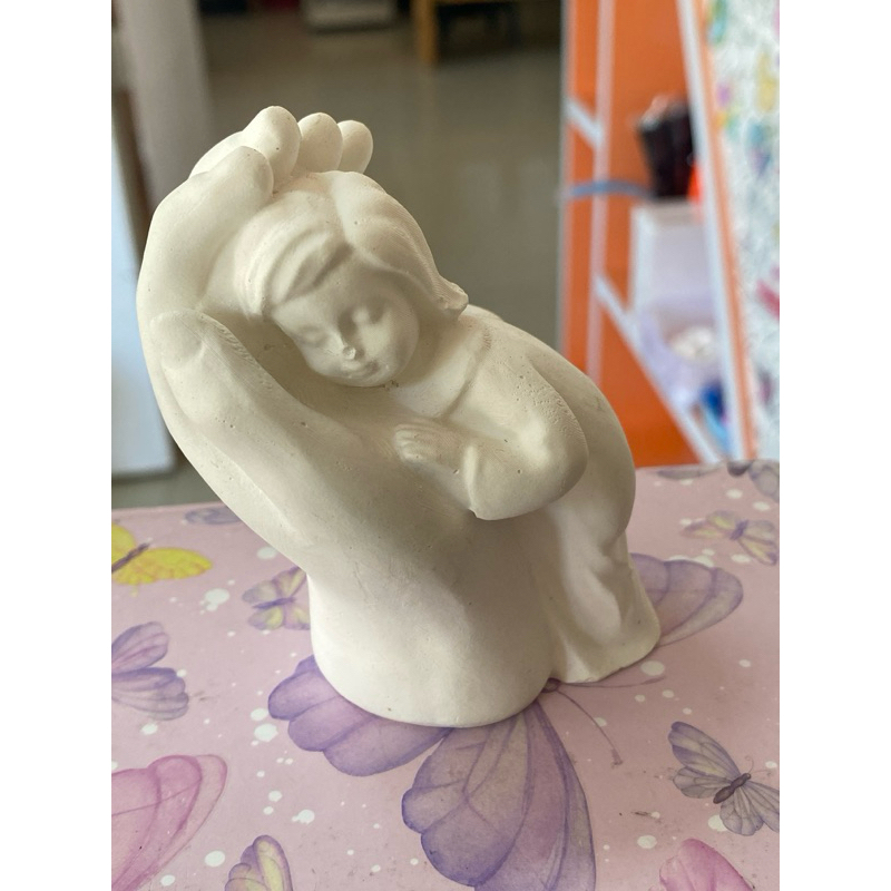 Concrete Statue - SLEEPY BABY - Photo STUDIO PROPS - Decoration ...