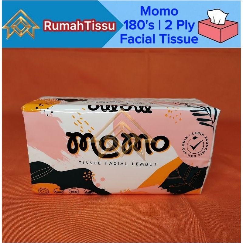 Momo Facial Tissue 180 Sheets 2 Ply Soft Hygienic | Shopee Malaysia