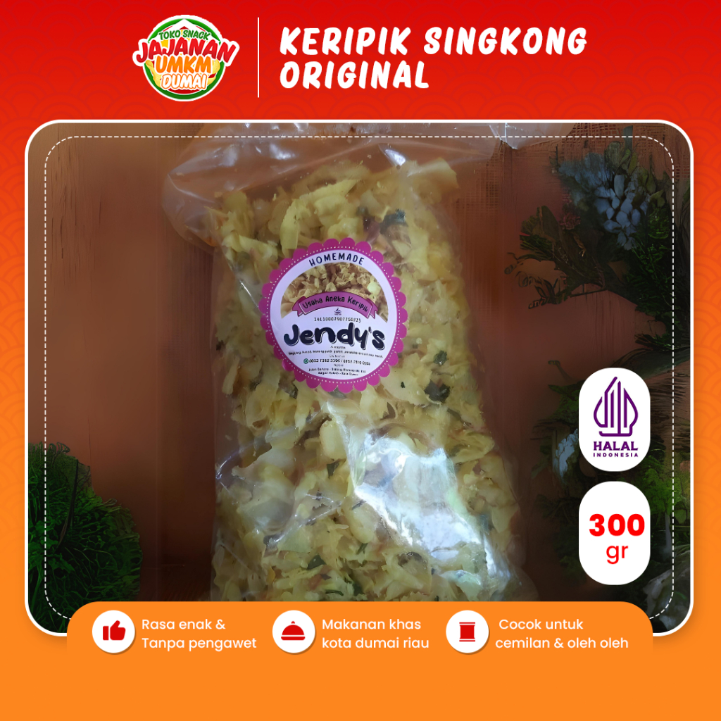 Original Cassava Chips 300 Gr Crispy Savory Cassava Snacks | Shopee ...