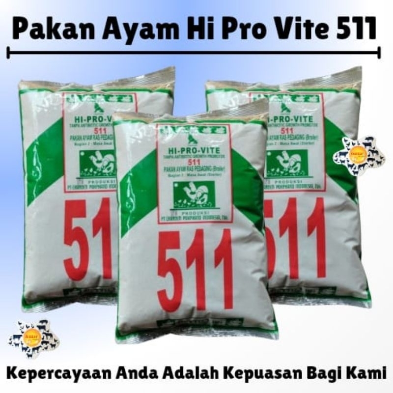 Cp511 Chicken Feed HI PRO VITE 511 POKPHAND 1KG | Shopee Malaysia