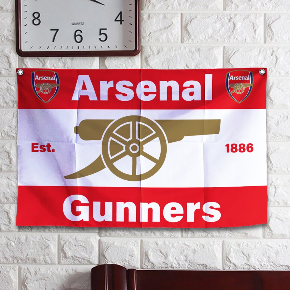 Original Arsenal Flag- Football Club Europe League Flag Poster Football ...