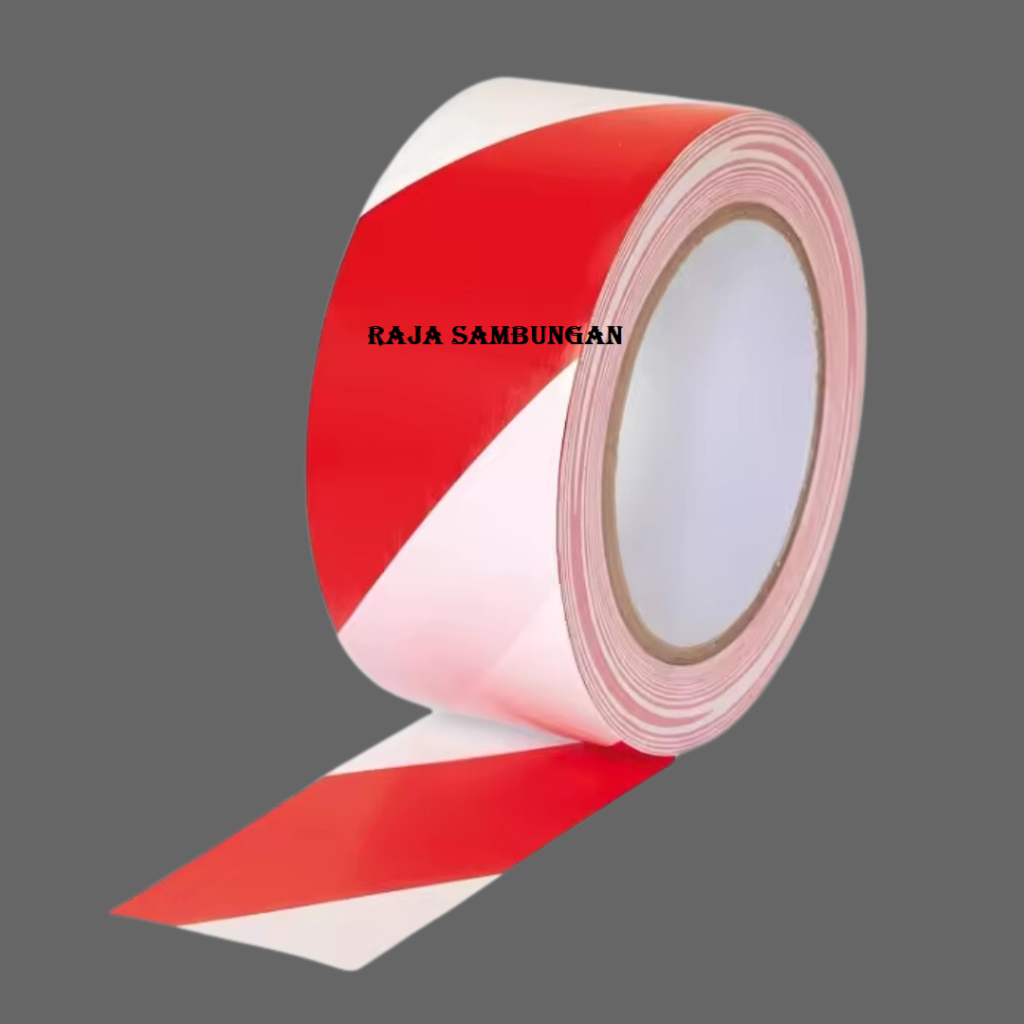 MERAH PUTIH Police Line Red White 3 inch x 300 Meters Police Barrier ...