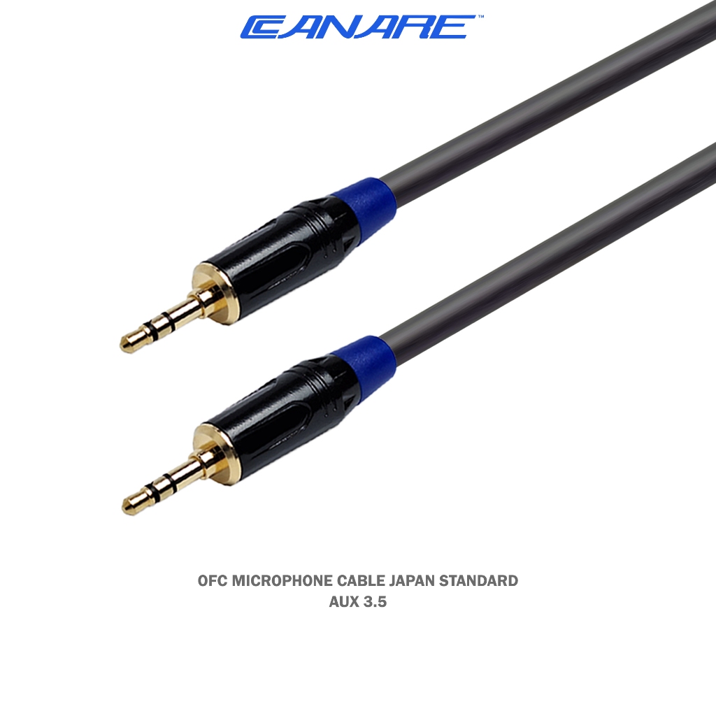 Canare | 3.5 mm Stereo Mini Aux Audio Cable - Japan Standard | Shopee ...