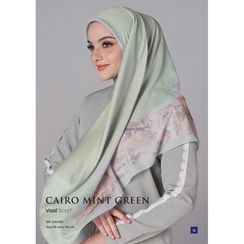 Best Selling!! Hijab Cairo Mint Green By IVAN GUNAWAN-(ORIGINAL) | Shopee Malaysia