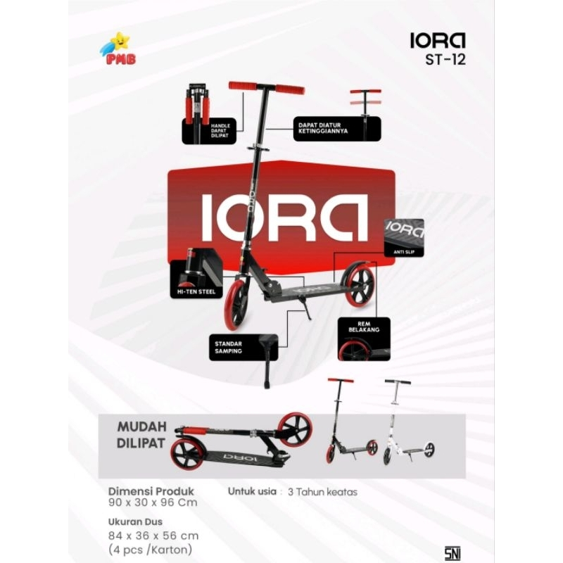 Scooter PMB IORA ST-12/SCOOTER PMB TOYS ST12 IORA | Shopee Malaysia