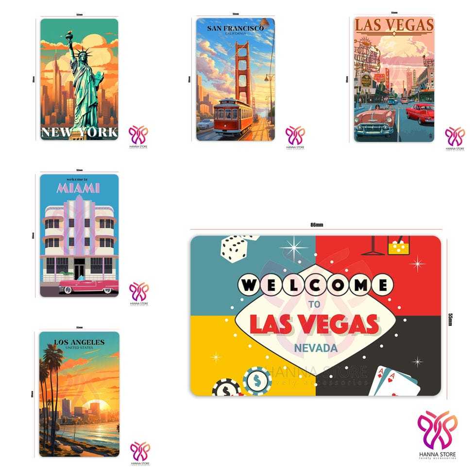 USA America Souvenir Fridge Magnets | Shopee Malaysia
