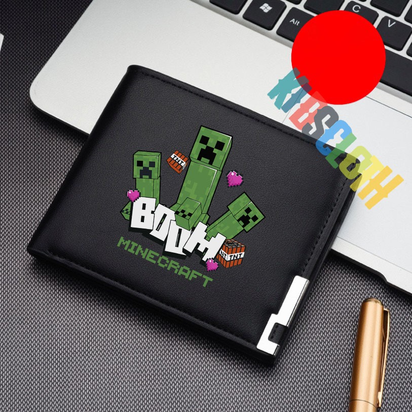 Minecraft Wallet MINECRAFT Folding Wallet MINECRAFT Character CUSTOM ...