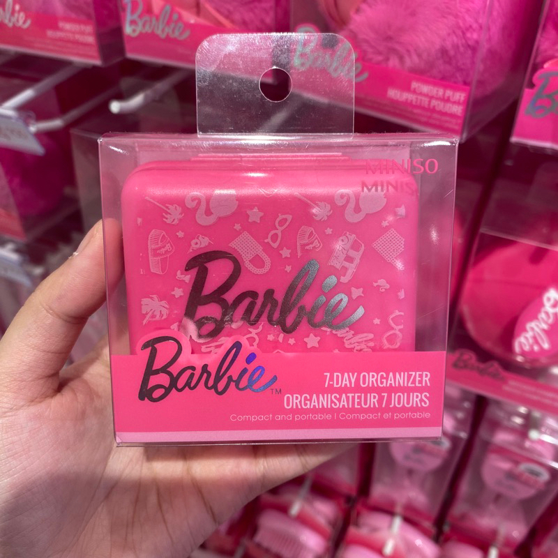 Barbie x Miniso Medicine Place | 7 days organizer Miniso x Barbie ...