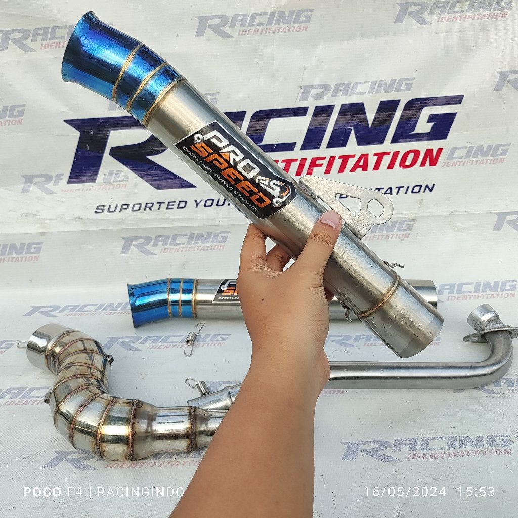 Blue TIP pro speed prospeed kou mahachai ds4 EXHAUST RACING 1SET OPEN ...