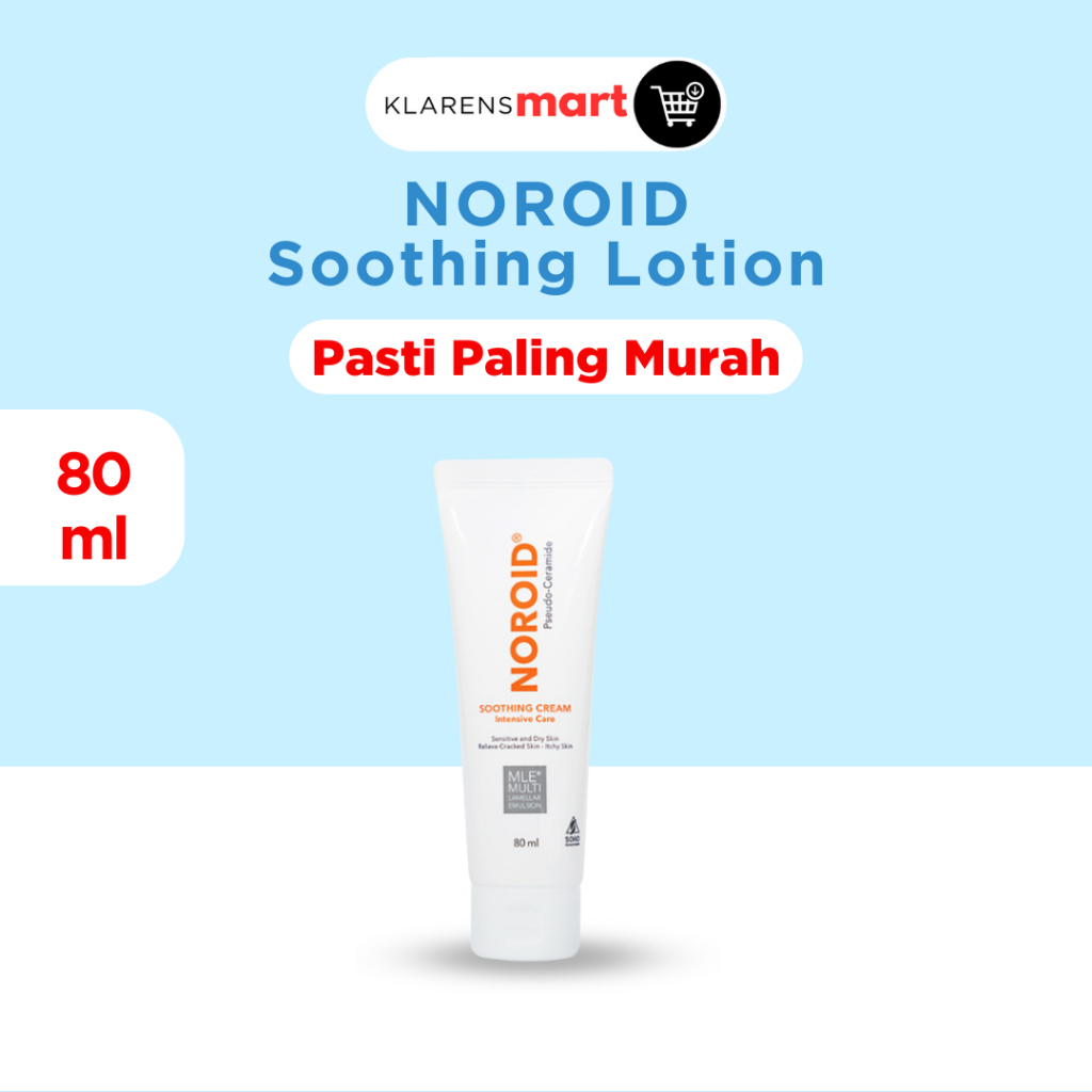 Noroid Soothing Cream Moisturizing Light Redness Skin 80ml | Shopee ...