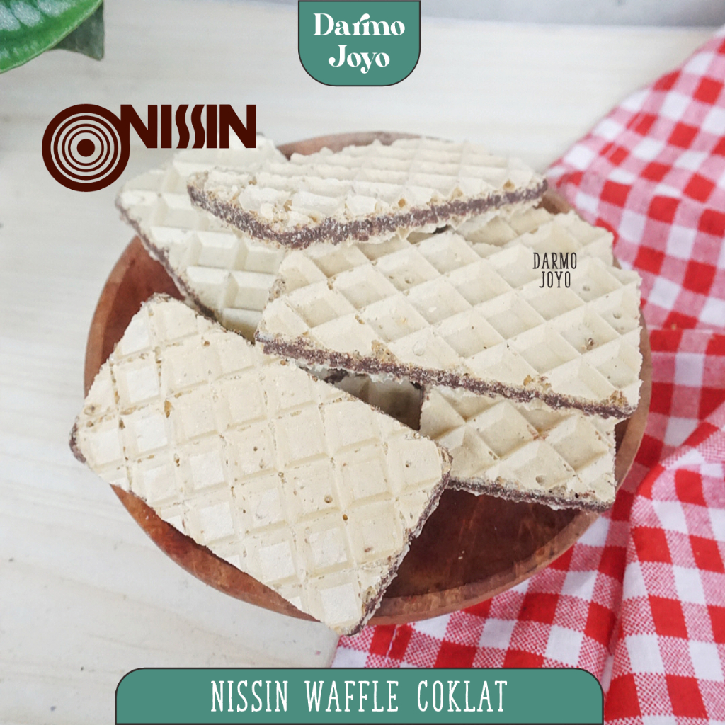 Nissin Chocolate Waffles 500gr / Nisin Wafers Choco Chocolate Deluxe ...