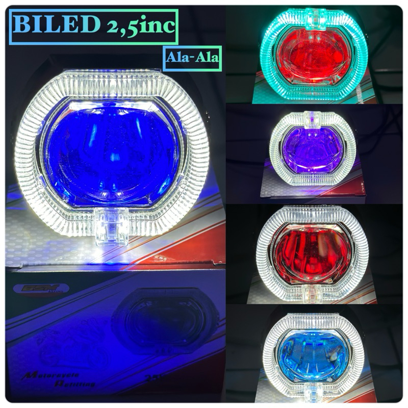 Projie biled Lamp billed led Lamp cut off daymaker Lens 2.5 inch angel ...