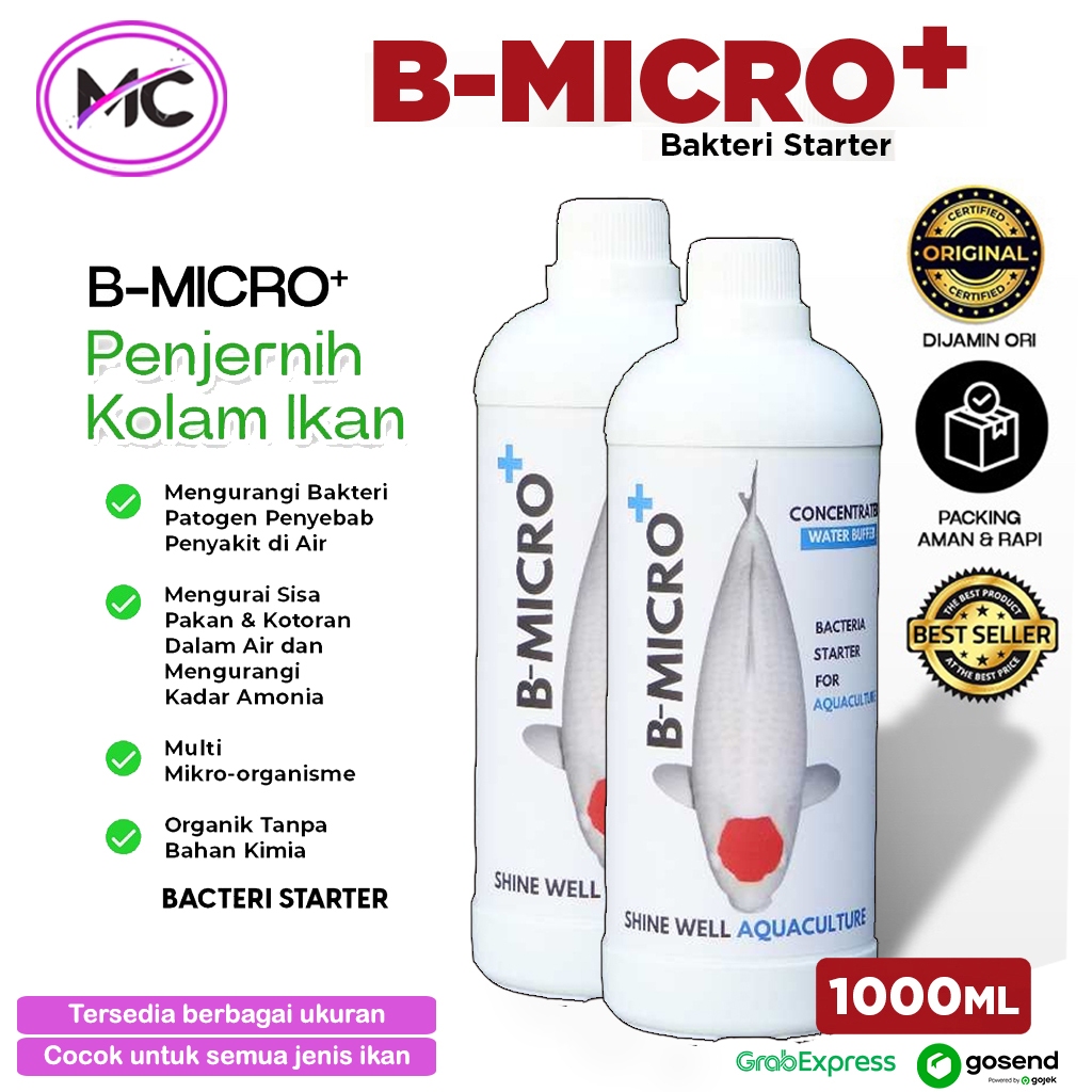 Koi Pond Starter Bacteria B micro+ B micro Plus Aquarium Water Purifier Probiotics Good Bacteria ...