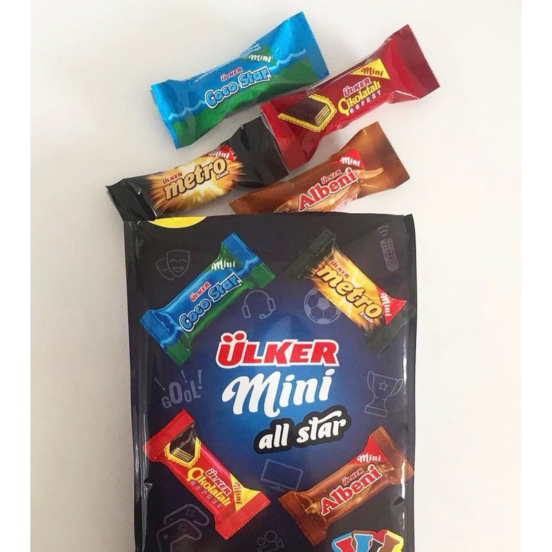 Türkiye MINI ULKER CHOCOLATE | ULKER MINI ALL STAR FROM Türkiye HALAL ...