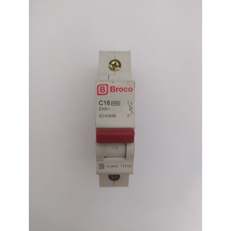 Mcb Broco C16 1phase 16A | Shopee Malaysia
