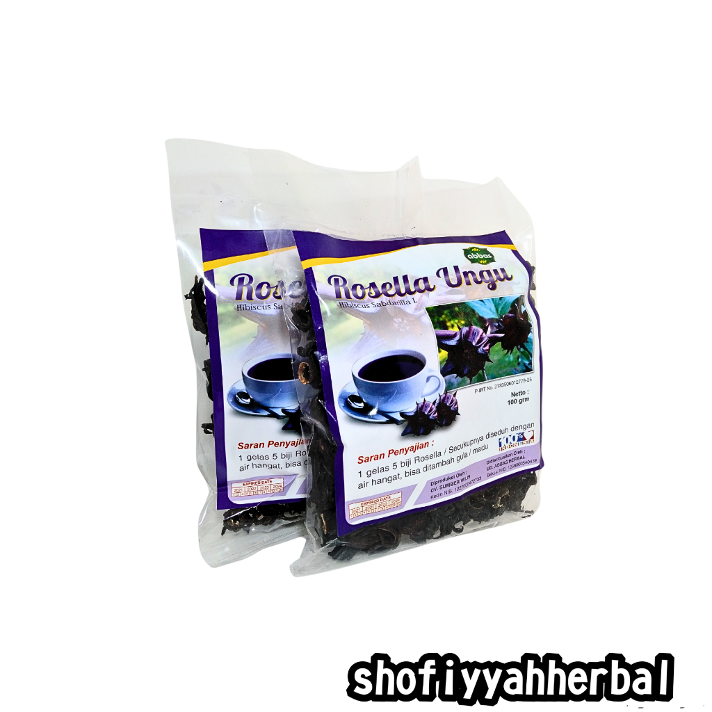 UNGU Abbas Purple ROSELLA Tea 100 Grams Roselle | Shopee Malaysia