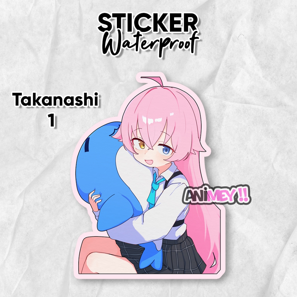 Takanashi Hoshino Blue Archive Sticker / Waterproof Anime Sticker ...
