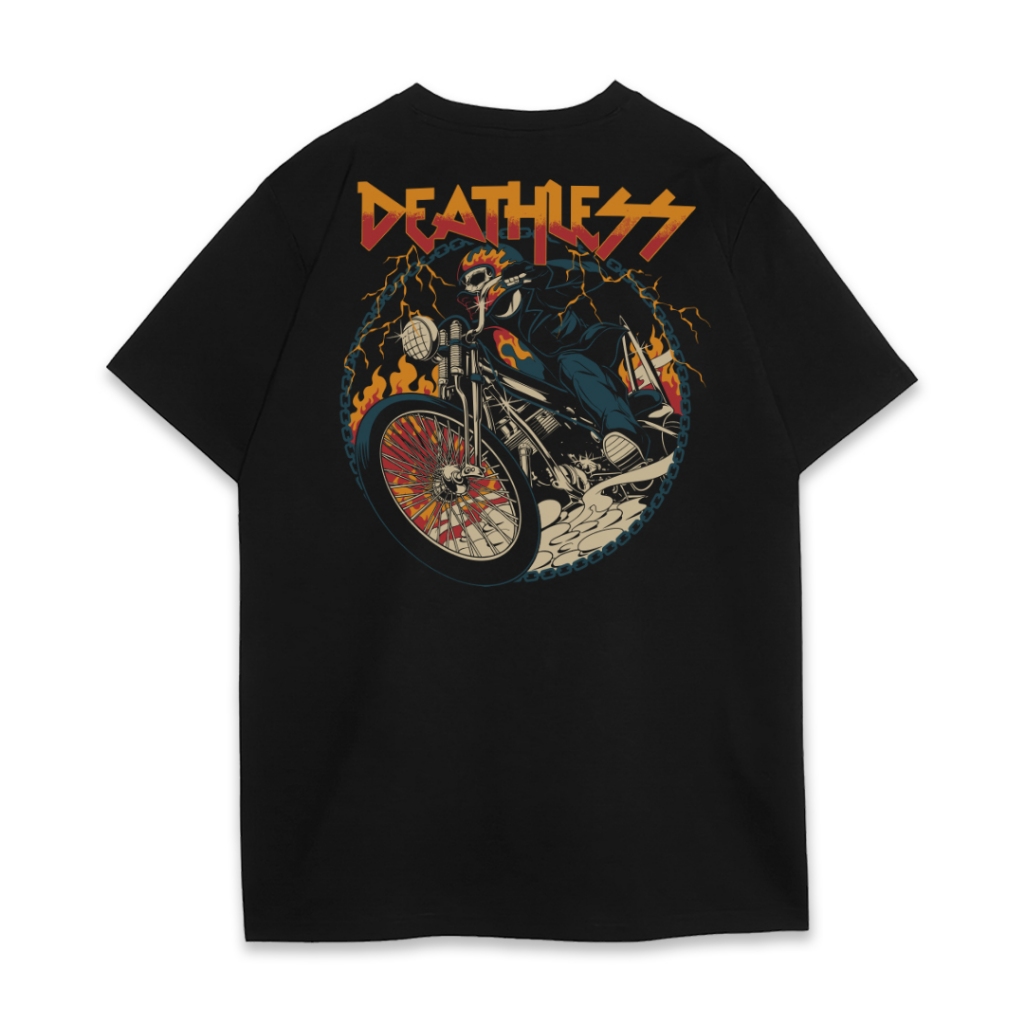 DEATHLESS T-SHIRTS | DRAGSKULL | MOTORCYCLE SERIES | Shopee Malaysia